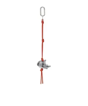 Loewe Whale Charm In Beads And Felt