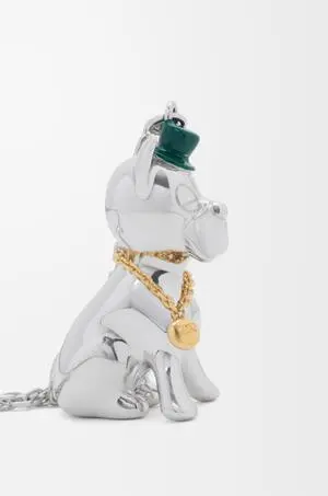 Loewe Dog Necklace In Enamel