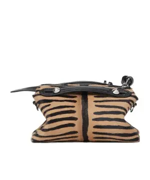 Fendi By The Way Soft Tiger-print Pony-effect Leather Bag