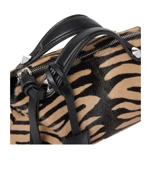Fendi By The Way Soft Tiger-print Pony-effect Leather Bag