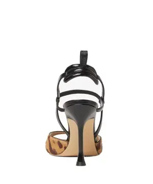 Fendi Very Colibri Jaguar-print High-heeled Sandals
