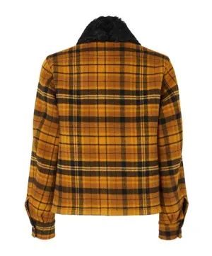 Fendi Blouson Check Wool Blouson
