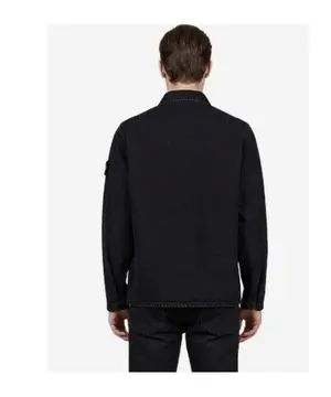 Stone Island Long-sleeved Shirt Jacket - Black Medium