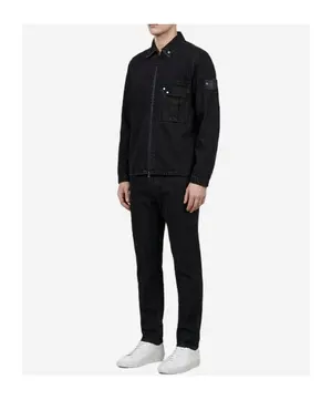 Stone Island Long-sleeved Shirt Jacket - Black Medium