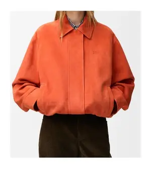 Loewe Suede Lambskin Drawstring Jacket