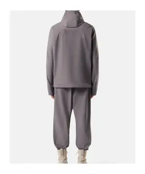 Stone Island Oversized-fit Zip-up Hooded Sweatshirt With Zip Pockets