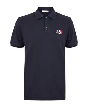 Moncler Shortsleeve Polo Shirt - Black