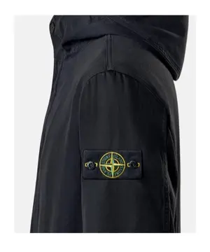 Stone Island Hooded Jacket With Anti-drop Finish