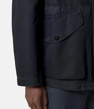 Stone Island Hooded Jacket With Anti-drop Finish