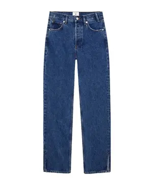 ANINE BING Roy High-waist Straight Leg Jeans