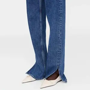 ANINE BING Roy High-waist Straight Leg Jeans