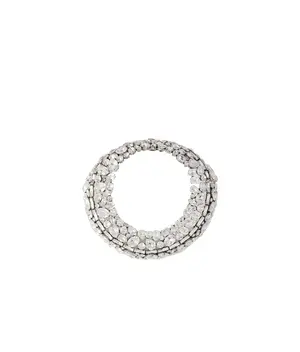 Givenchy Bold Crystals Torque Necklace In Metal And Crystals