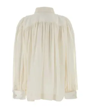 Carven Gathered Scarf Blouse