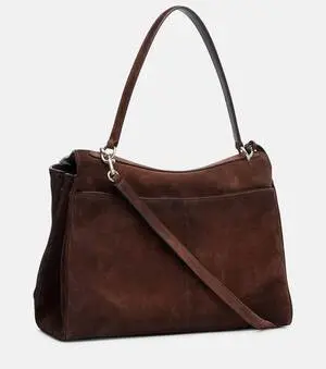 Balenciaga Medium Suede Shoulder Bag