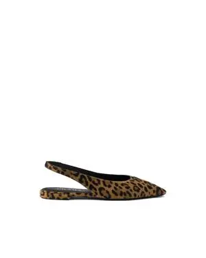 Prada Printed Leather Ballerinas