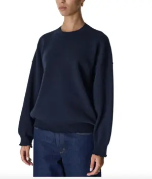 Molli Drum Round-neck Sweater - Midnight