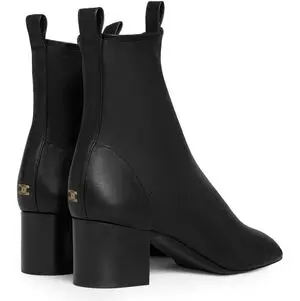 Celine Cheri Zipped Boot In Stretch Lambskin