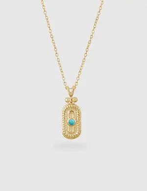SOPHIE BLAKE Greta Pendant Turquoise