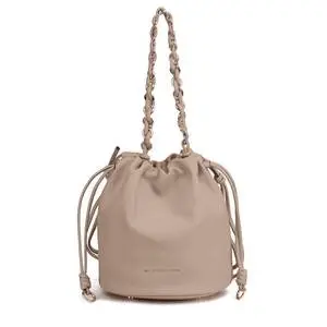MKF COLLECTION - J'OMOR Paityn Bucket Bag Neutrals - Black/yellow