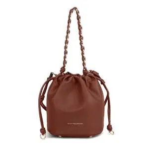 MKF COLLECTION - J'OMOR Paityn Bucket Bag Cognac