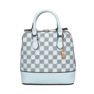 MKF COLLECTION - J'OMOR Marjorie Circular Print Satchel Bag - Blue