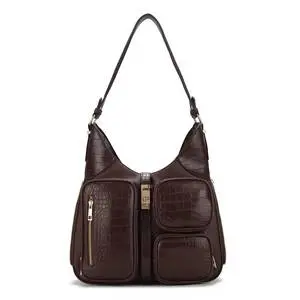 MKF COLLECTION - J'OMOR Daphne Shoulder Bag Coffee - Brown