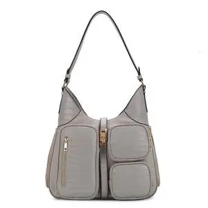MKF COLLECTION - J'OMOR Daphne Shoulder Bag - Silver