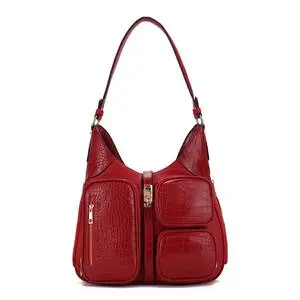 MKF COLLECTION - J'OMOR Daphne Shoulder Bag - Red