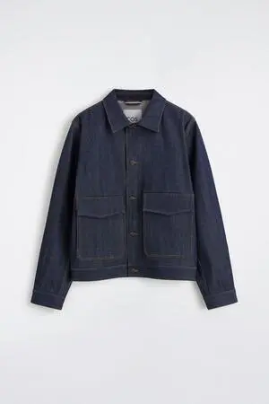 Cos Raw Selvedge Denim Jacket Indigo