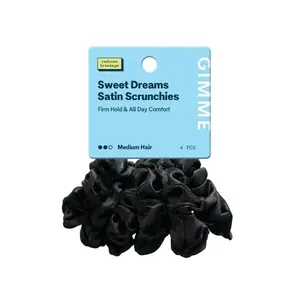 GIMME BEAUTY Medium Satin Scrunchies Soft