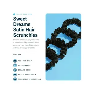 GIMME BEAUTY Medium Satin Scrunchies Soft