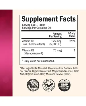 BIOSCHWARTZ Bariatric D3 Plus K2 Dissolvable Tablets