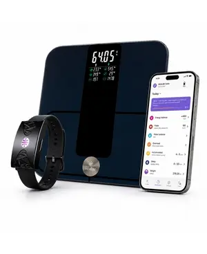 HEALBE Automatic Calorie Intake Smart Band Gobe U And Smart Floor Scale With Body Composition Analysis
