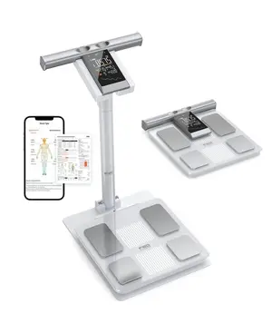 FED FITNESS 8-electrode Smart Body Fat Scale With Handheld Handle - No Color