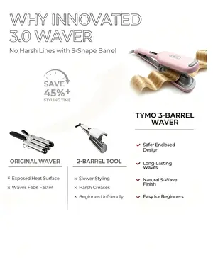 TYMO BEAUTY Rovy Wave Curling Iron