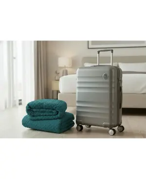 3P EXPERTS Anti-anxiety Weighed Travel Blanket To Calm Your Body - Blue