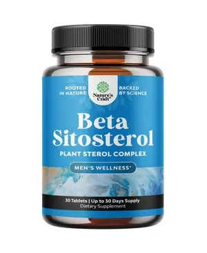 NATURE'S CRAFT Plant Sterols And Stanols Beta Sitosterol Supplement For - No Color