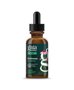 GAIA HERBS Echinacea Supreme Regenerative Certified Tinctures 1 Fl Oz - No Color