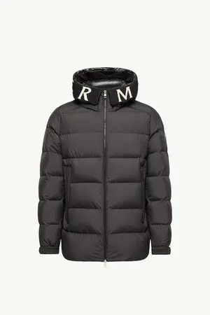 Moncler Orvelle Hooded Mid-length Down Jacket - Black