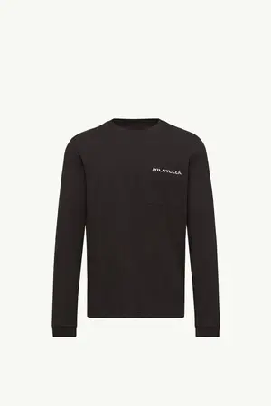 Moncler Logo Cotton Long Sleeve T-shirt