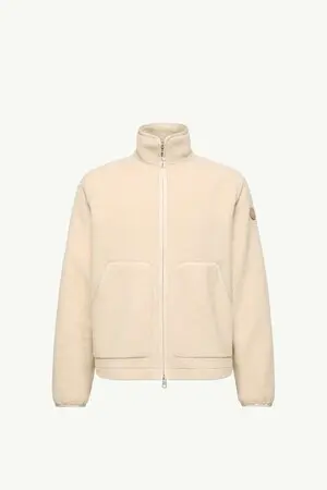 Moncler Zip-up Sweatshirt - Beige