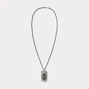 Ralph Lauren Sterling Silver Pendant Necklace