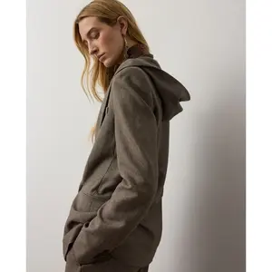 Ralph Lauren Stassie Birdseye Tweed Jacket With Hooded Lapels