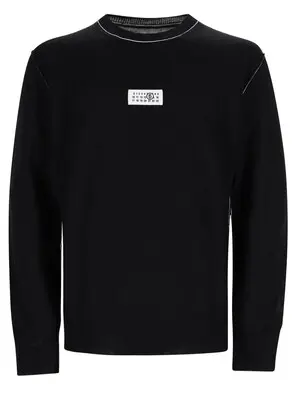 MAISON MARGIELA Maglia Con Logo - Black