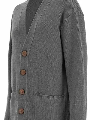 GOLDEN GOOSE Cardigan In Cotone Con Logo Sul Retro
