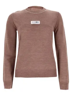 MAISON MARGIELA Maglia Con Patch Logo - Pink