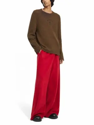 MAISON MARGIELA Knitted Sweater With Chain Detail
