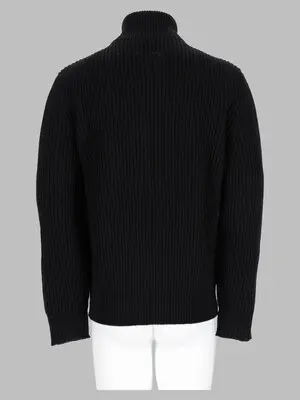 MAISON MARGIELA Maglia A Costine Con Zip