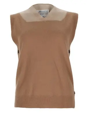 MAISON MARGIELA Gilet In Lana Vergine