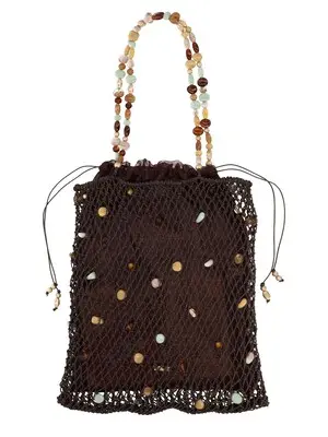 Cult Gaia Borsa Tote "mercier" Con Perline Decorative - Multicolour